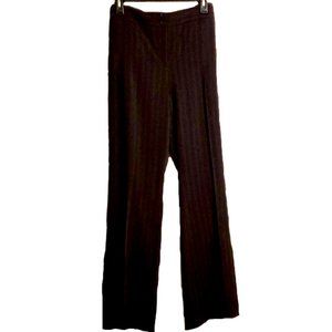 Style & Co. | Pants & Jumpsuits | Nwt Black Pinstripe Flare Leg Slacks ...